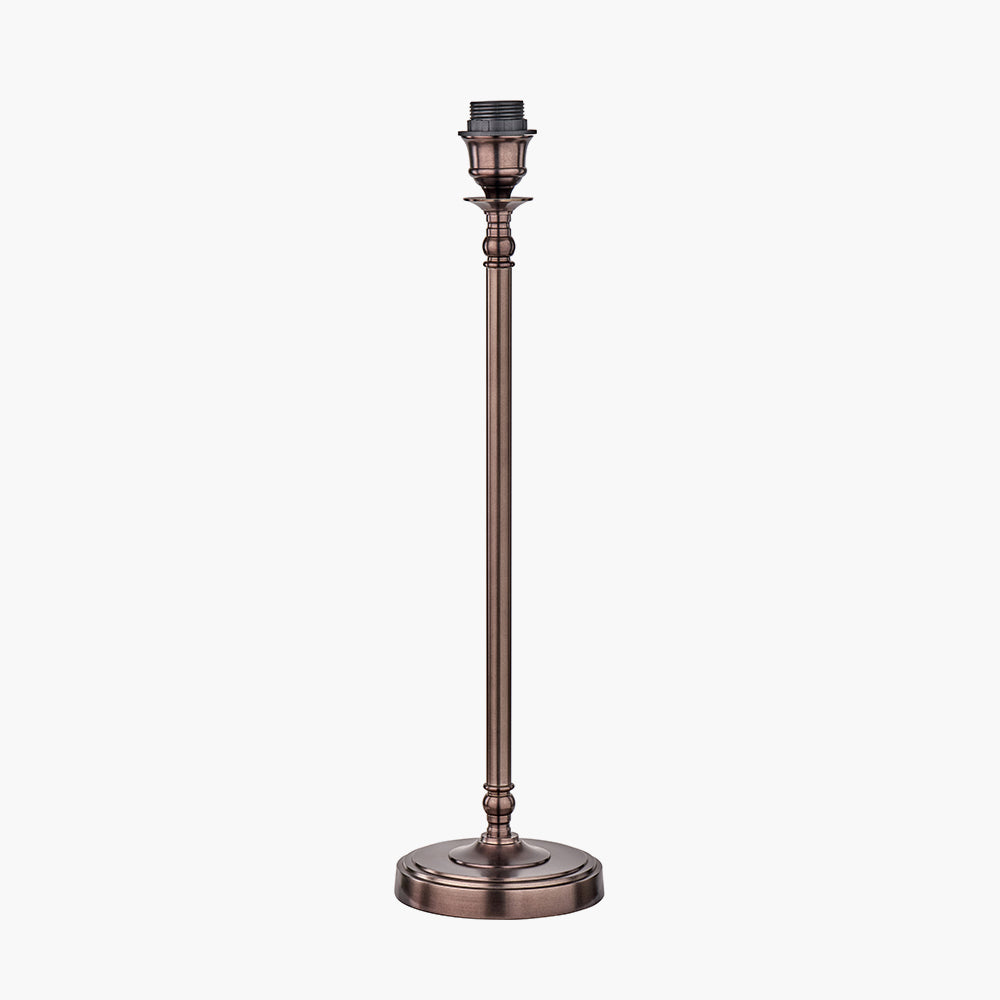 Piero Antique Bronze Metal Candlestick Table Lamp Base – Furniture Edit