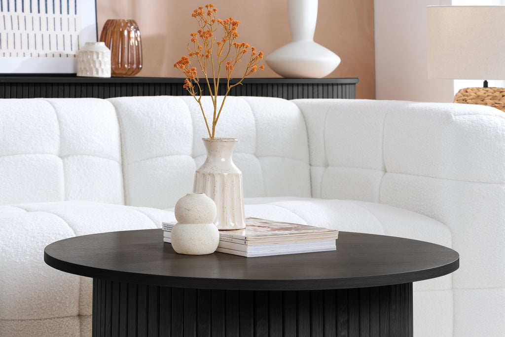 Axel Round Fluted Coffee Table – Furniture Edit