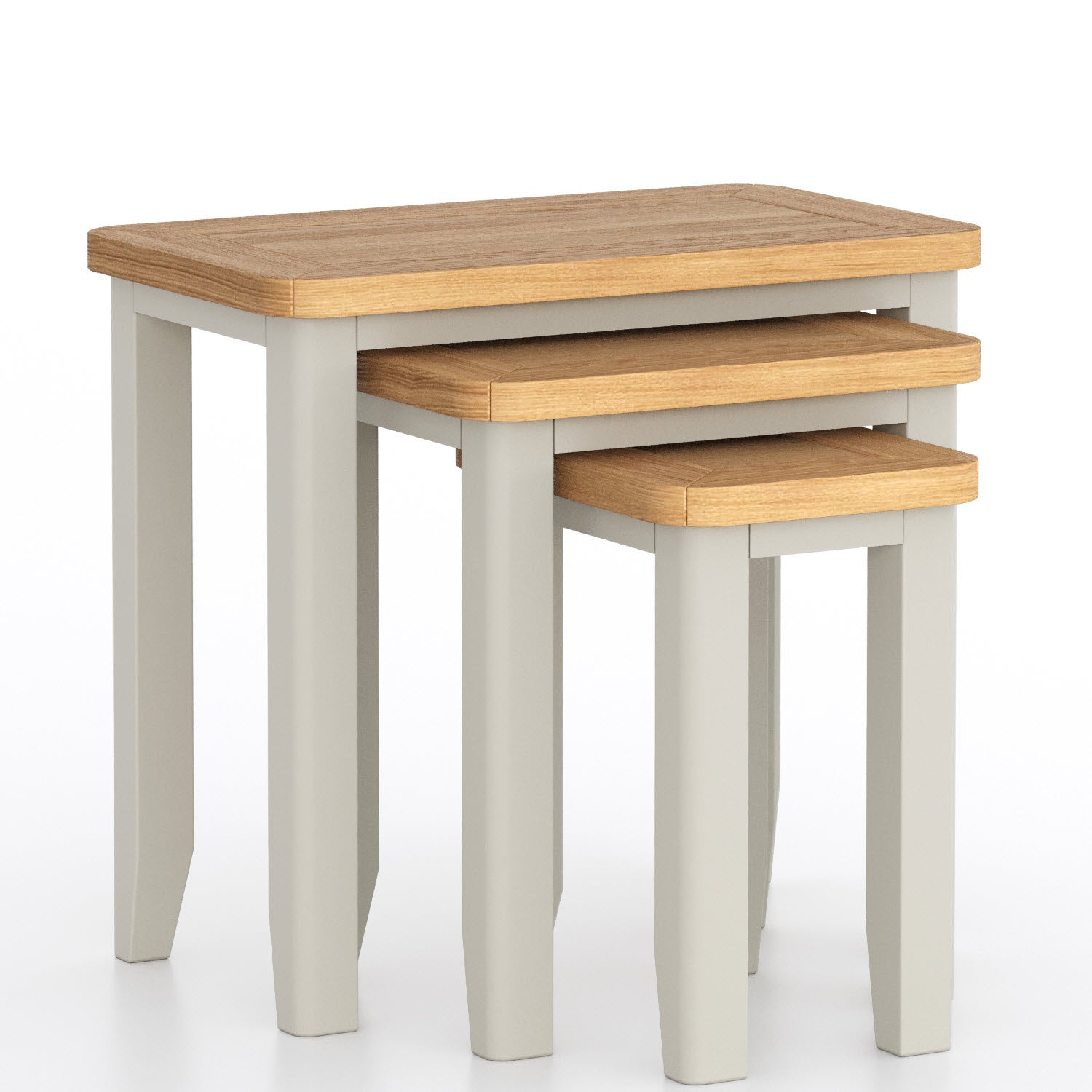 Lynar Painted Nest of 3 Tables – Furniture Edit
