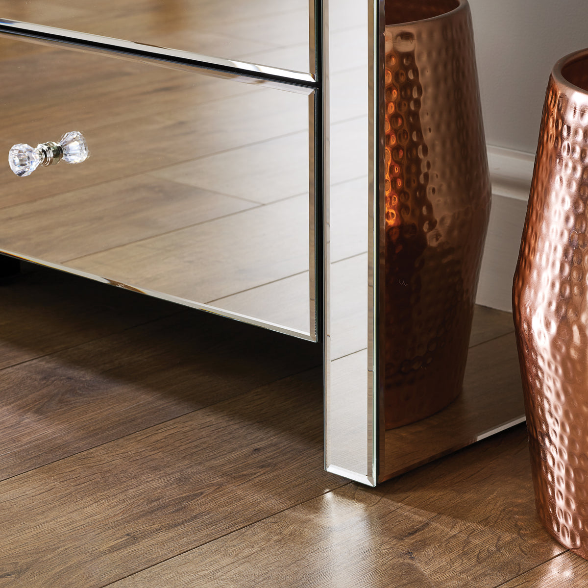 Seville 2 Drawer Bedside – Furniture Edit